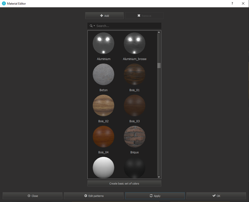 Material library