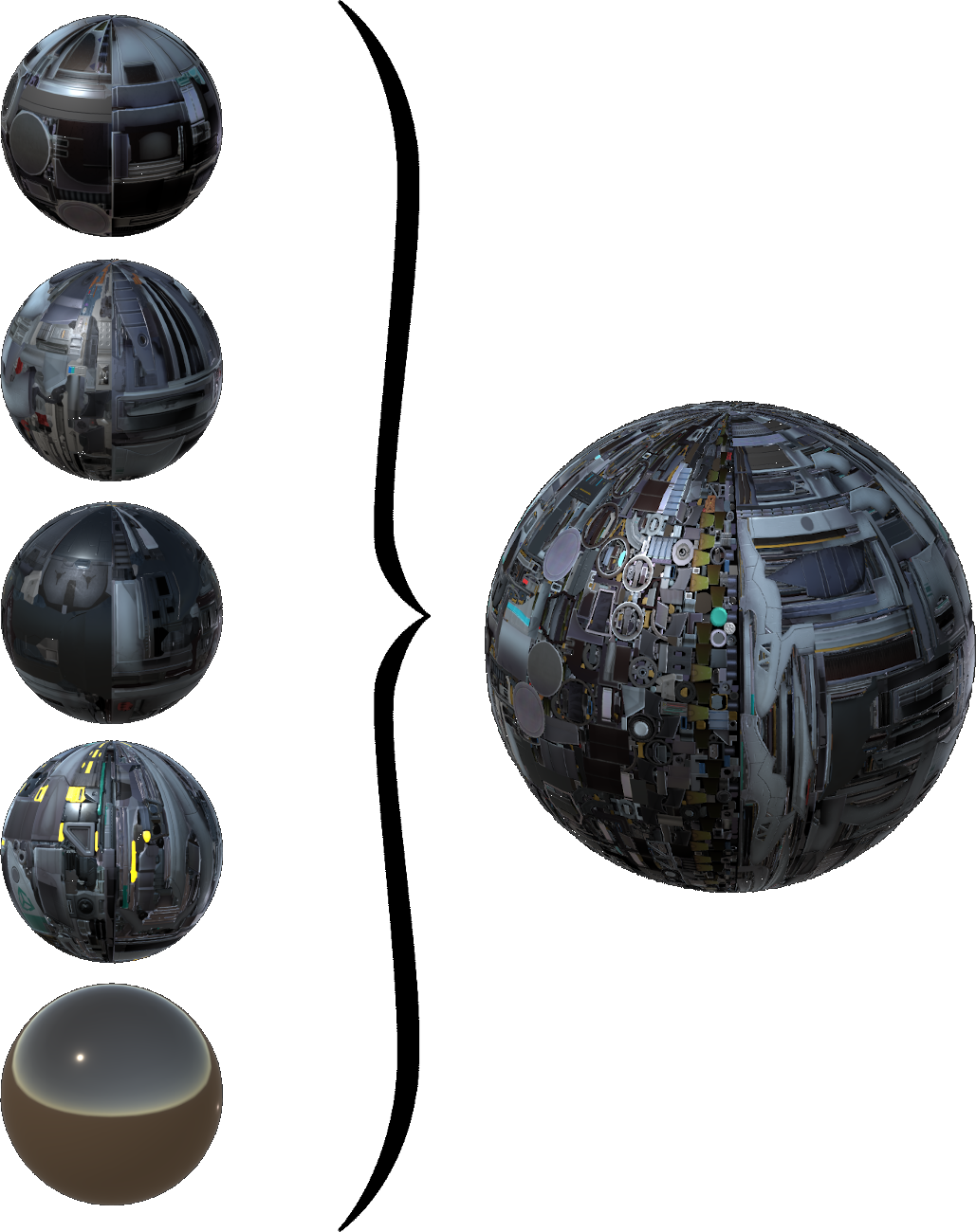 Combine meshes | Pixyz SDK