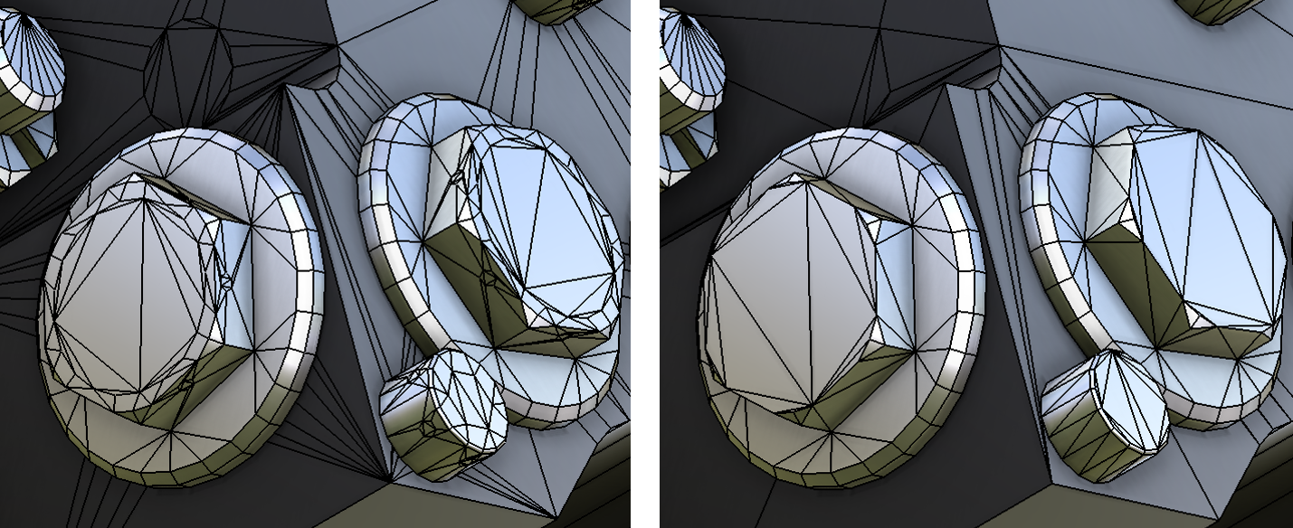 Delete holes | Pixyz SDK